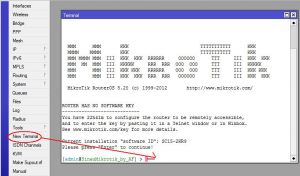 Cara Setting Default Gateway MikroTik